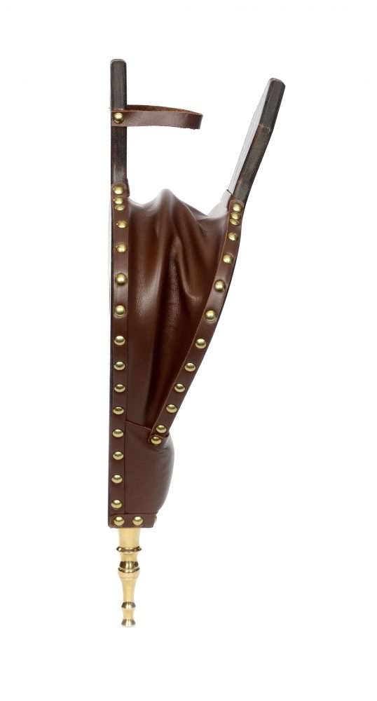 Tulipwood and Leather Fire Bellows with Brass Nozzle - Morgan Bellows
